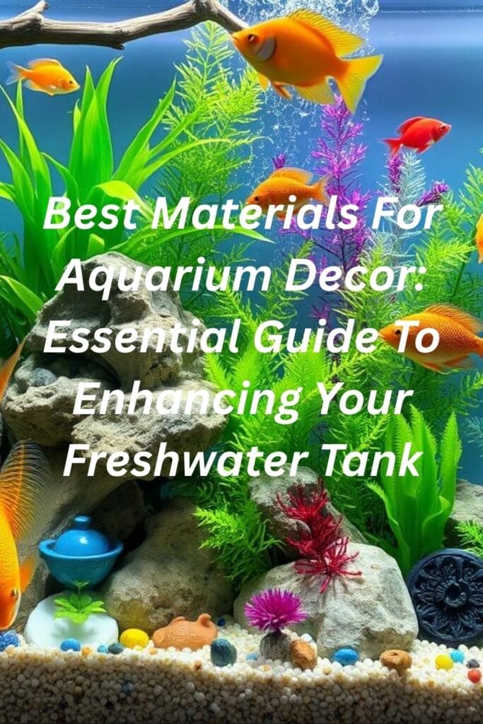 Best Materials For Aquarium Decor: Essential Guide To Enhancing Your ...