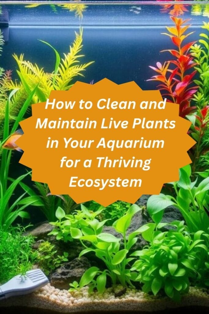 How To Clean And Maintain Live Plants In Your Aquarium For A Thriving ...